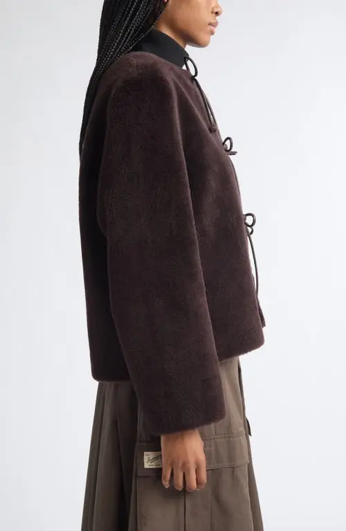 Sea Annie Genuine Shearling Coat
