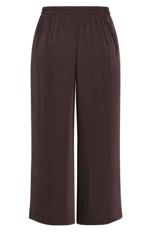 City Chic Jett Pleated Wide Leg Pants