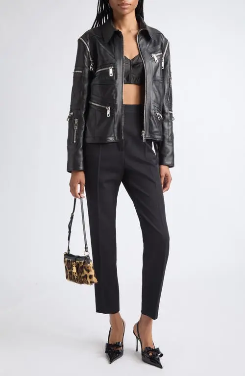 Dolce & Gabbana Nappa Leather Jacket