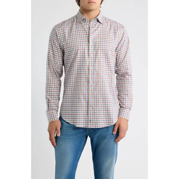 Johnnie-o Merced Checked Cotton Shirt - Ripple