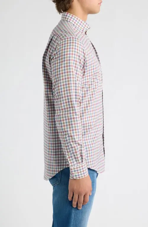 Johnnie-o Merced Checked Cotton Shirt - Ripple