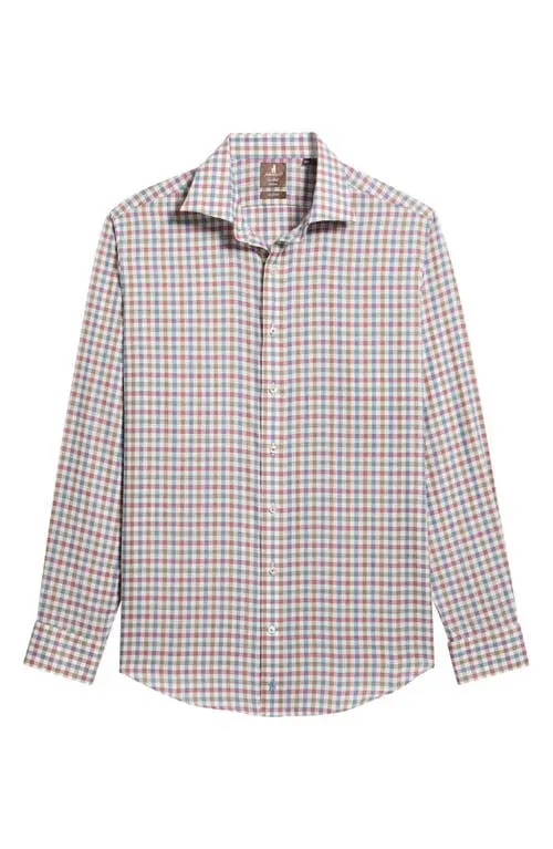 Johnnie-o Merced Checked Cotton Shirt - Ripple