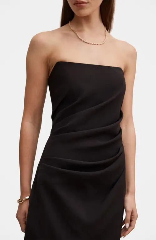 EVER NEW Rumi Pleated Strapless Minidress