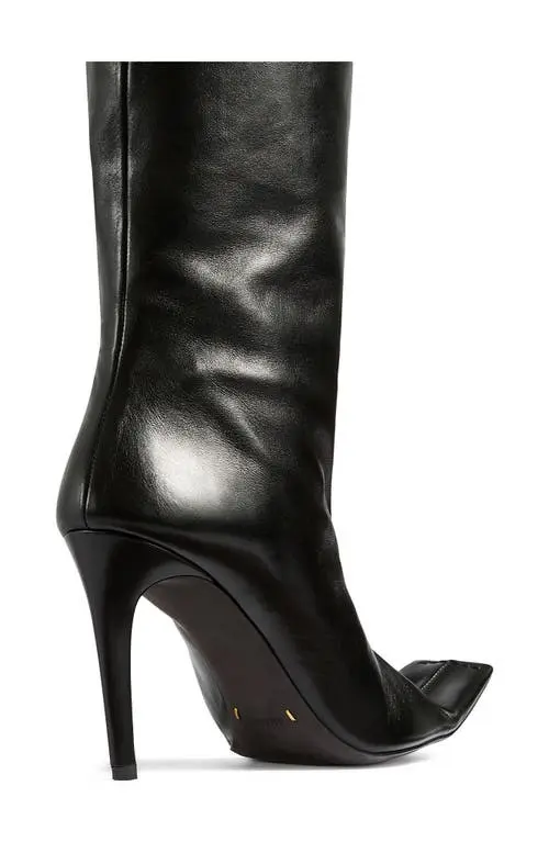 Khaite Marlene Square Toe Knee High Boot