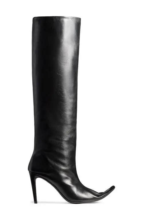 Khaite Marlene Square Toe Knee High Boot