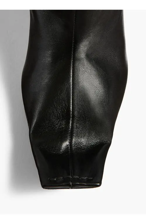 Khaite Marlene Square Toe Knee High Boot