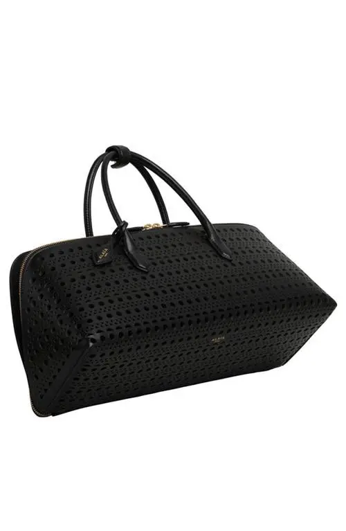 Alaïa Delta S Top Handle Leather Bag