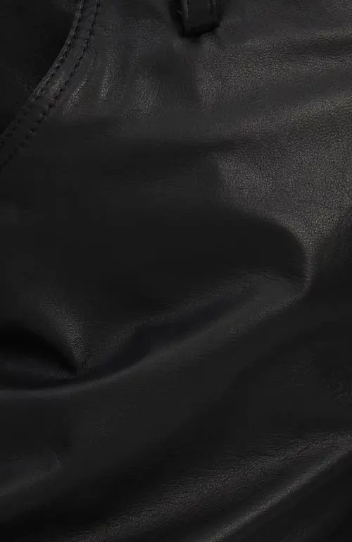 WEST 14TH Sullivan Leather Paperbag Short