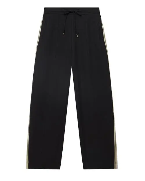 Mint Velvet Side Stripe Barrel Trousers