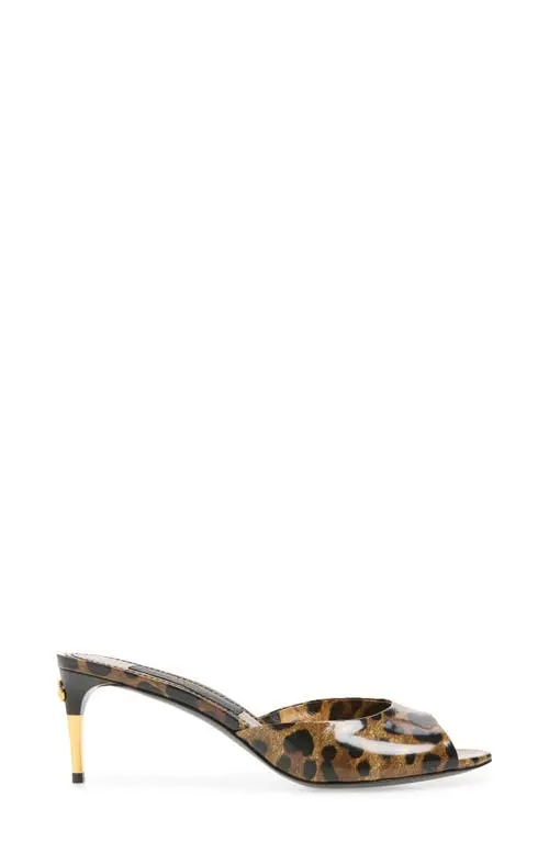 Dolce & Gabbana Keira Leather Mule