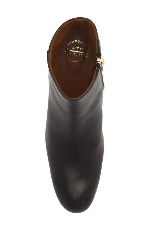 ATP ATELIER Miola Leather Bootie - Black