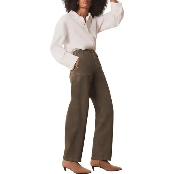Mint Velvet Utility Barrel Jeans