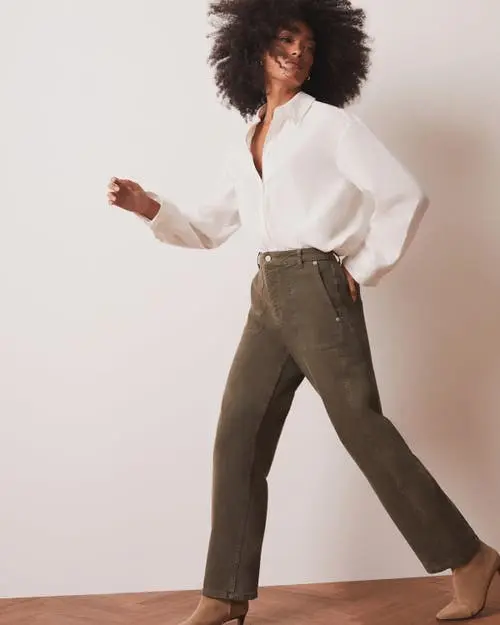 Mint Velvet Utility Barrel Jeans