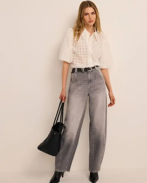 Mint Velvet Relaxed Ultimate Full Length Barrel Jeans
