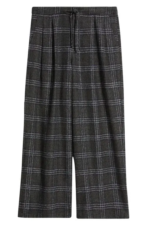 KROST Relaxed Plaid Drawstring Pants