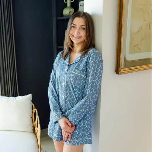 LILA AND HAYES Elizabeth Longsleeve Short Set