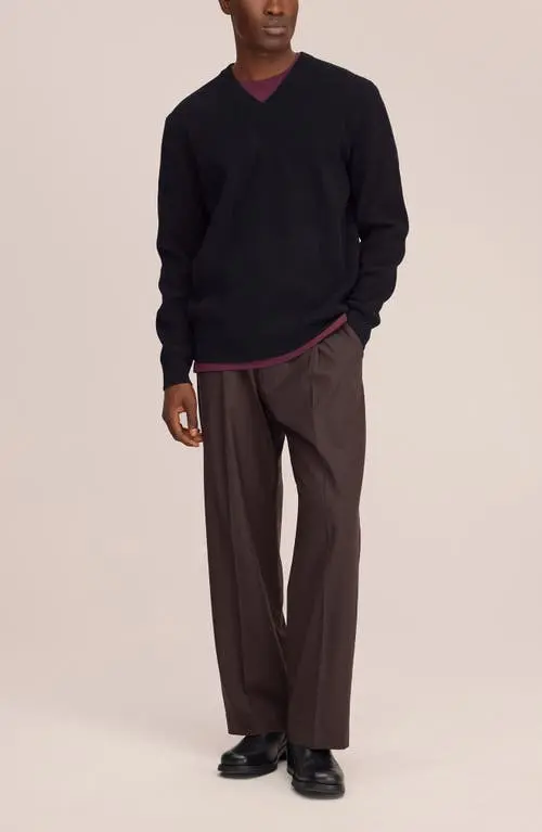 Nn07 Danny V-neck Sweater - Black