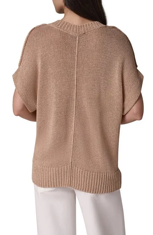 Donna Karan New York Metallic Relaxed Fit Sweater