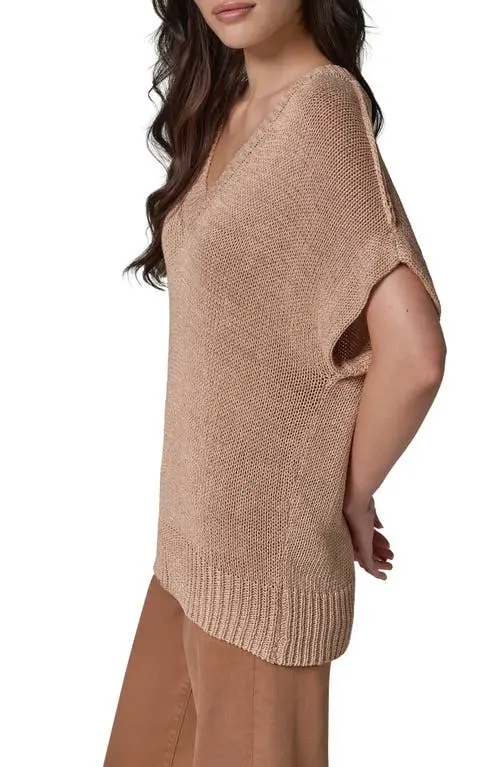 Donna Karan New York Metallic Relaxed Fit Sweater
