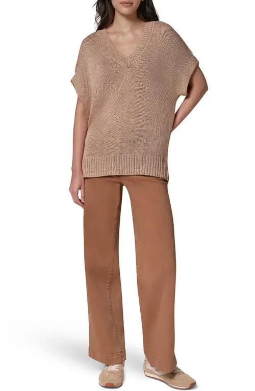 Donna Karan New York Metallic Relaxed Fit Sweater