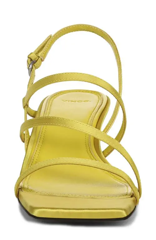 Vince Tania Satin Slingback Sandal