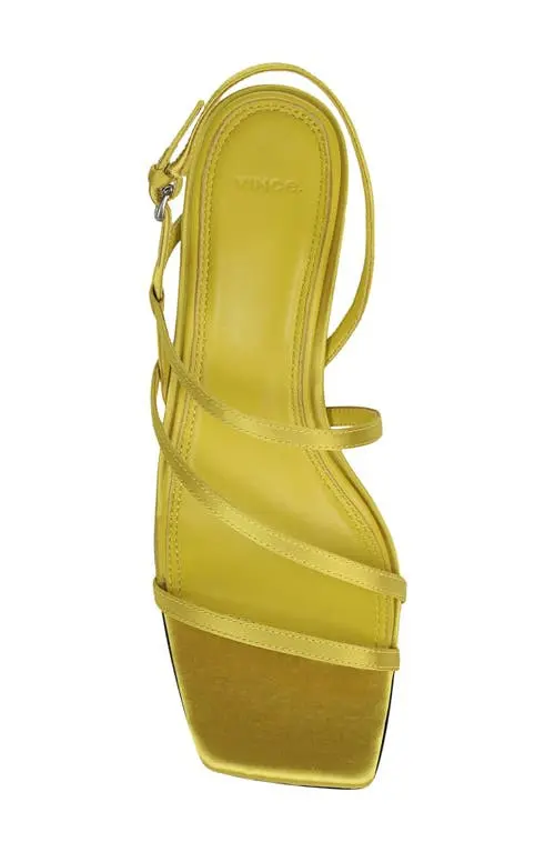 Vince Tania Satin Slingback Sandal