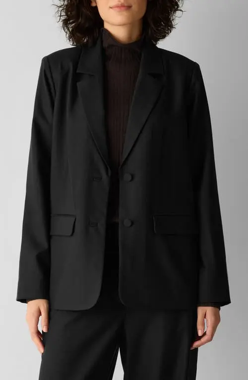 Eileen Fisher Wool Long Blazer