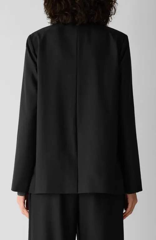 Eileen Fisher Wool Long Blazer