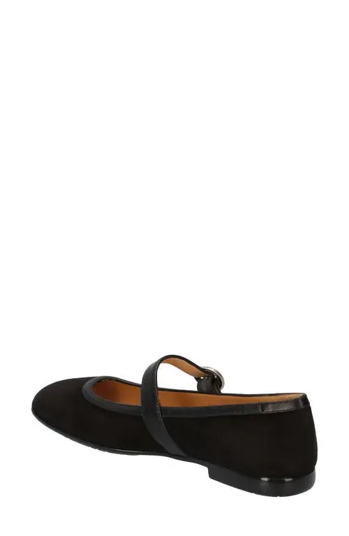 GIOVANNI FABIANI Ruched Mary Jane - Black