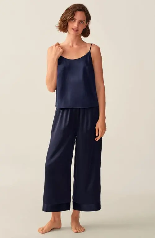 PETITE PLUME Olivia Silk Pajama Pants