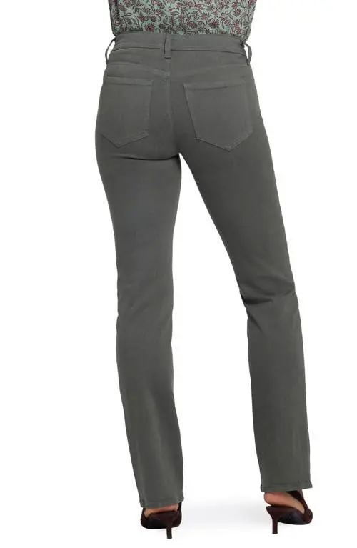 NYDJ Marilyn Straight Leg Jeans - True Olive