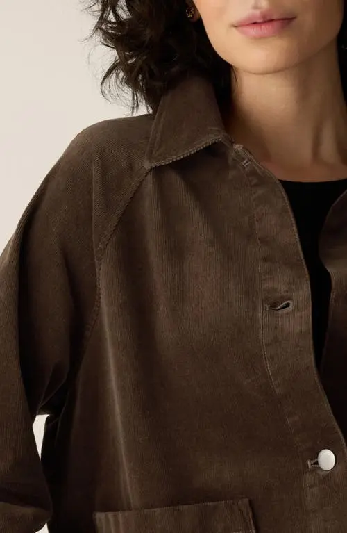 Eileen Fisher Classic Collar Corduroy Jacket