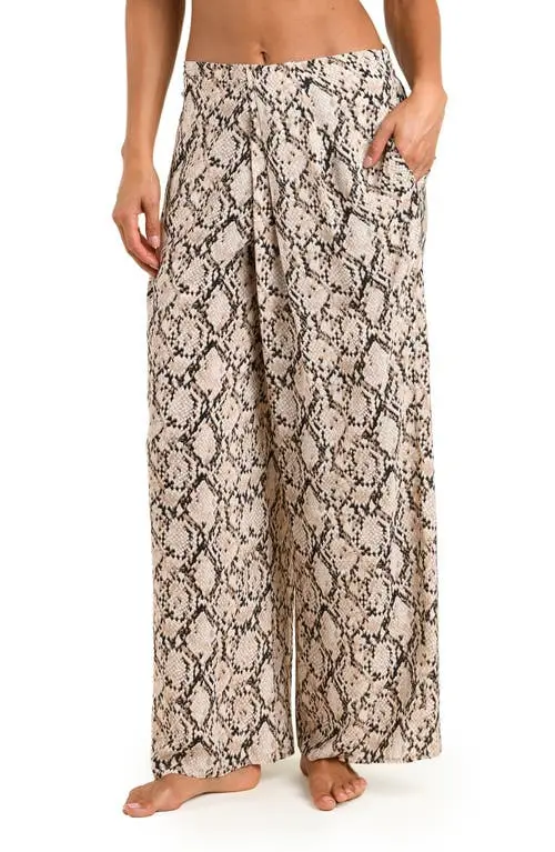 SUNSHINE 79 Island Serpent Faux Wrap Cover-up Pants