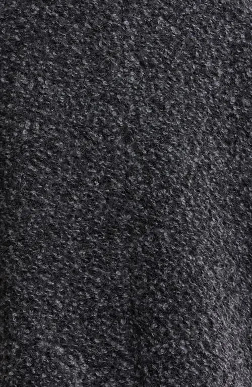 Eileen Fisher Round Neck Coat - Charcoal/ash