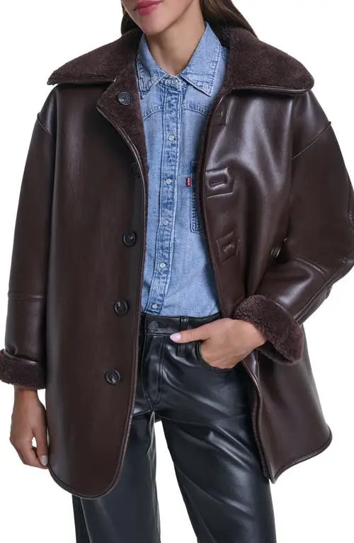 LEVI'S Reversible Faux Shearling Coat