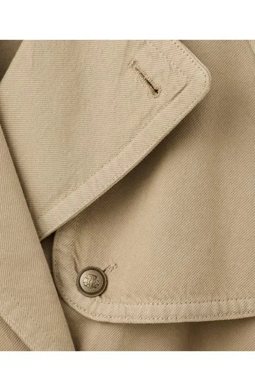 Mango Fitted Belted Trench Jacket