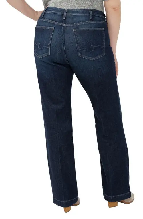 SILVER JEANS CO. Avery High Waist Wide Leg Trouser Jeans