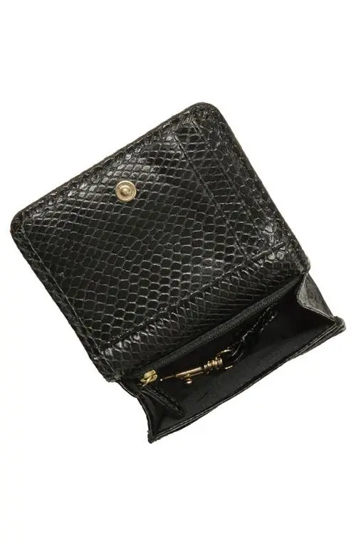 Brahmin Clementine Croc Embossed Leather Wallet