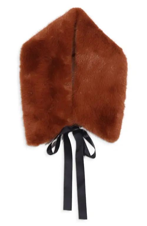PETIT MOMENTS Norfolk Faux Fur Collar - Fox