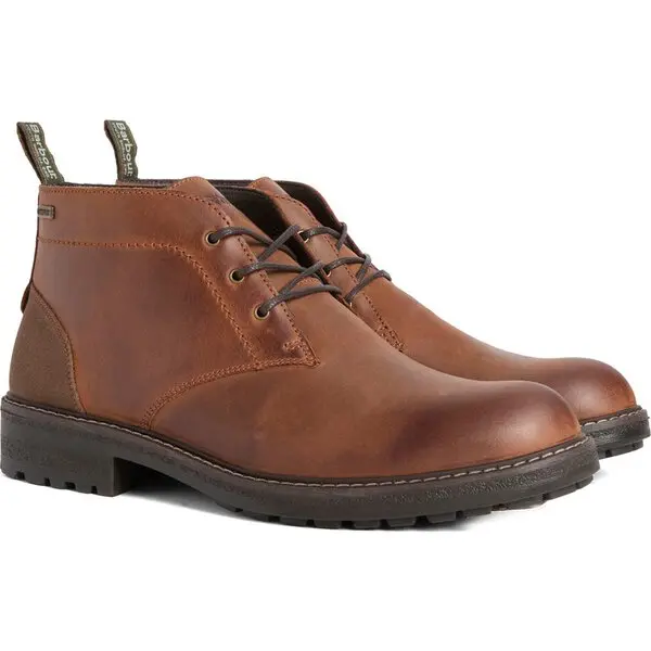 Barbour Shawdon Waterproof Chukka Boot - Teak