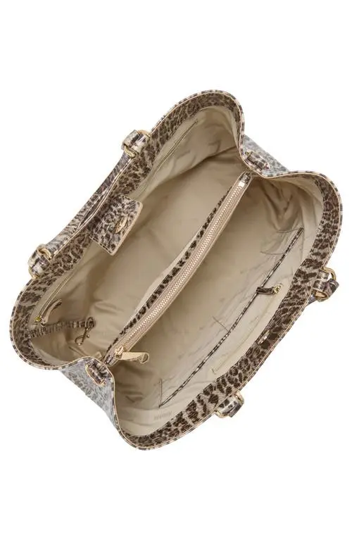 Brahmin Denise Croc Embossed Leather Tote