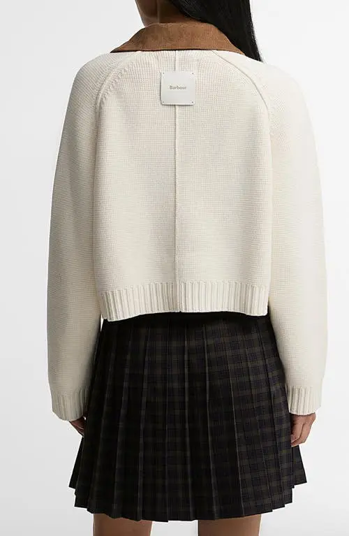 Barbour Alverstone Cardigan - Ecru