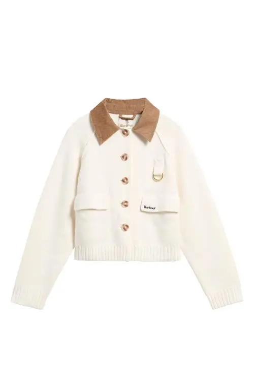 Barbour Alverstone Cardigan - Ecru