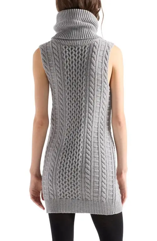 7 For All Mankind Cowl Neck Cable Vest