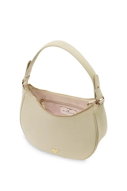 APATCHY LONDON The Lucy Leather Bag - Stone