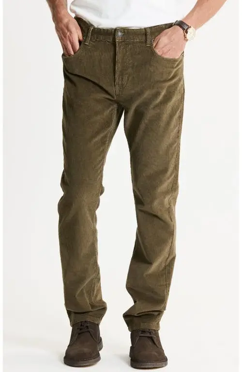 JACHS Stretch Corduroy 5-pocket Pants - Olive