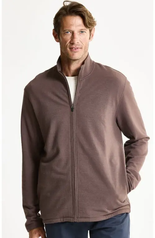 JACHS Soft Touch Fleece Full Zip - Chocolate