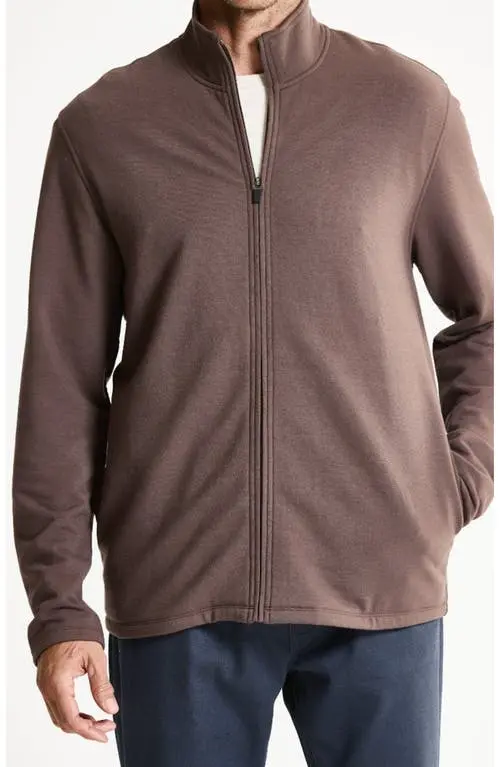JACHS Soft Touch Fleece Full Zip - Chocolate