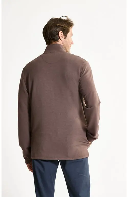 JACHS Soft Touch Fleece Full Zip - Chocolate