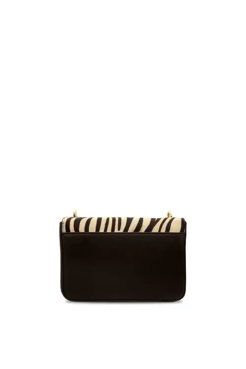 APATCHY LONDON The Tilly Hair-on Leather Bag - Zebra
